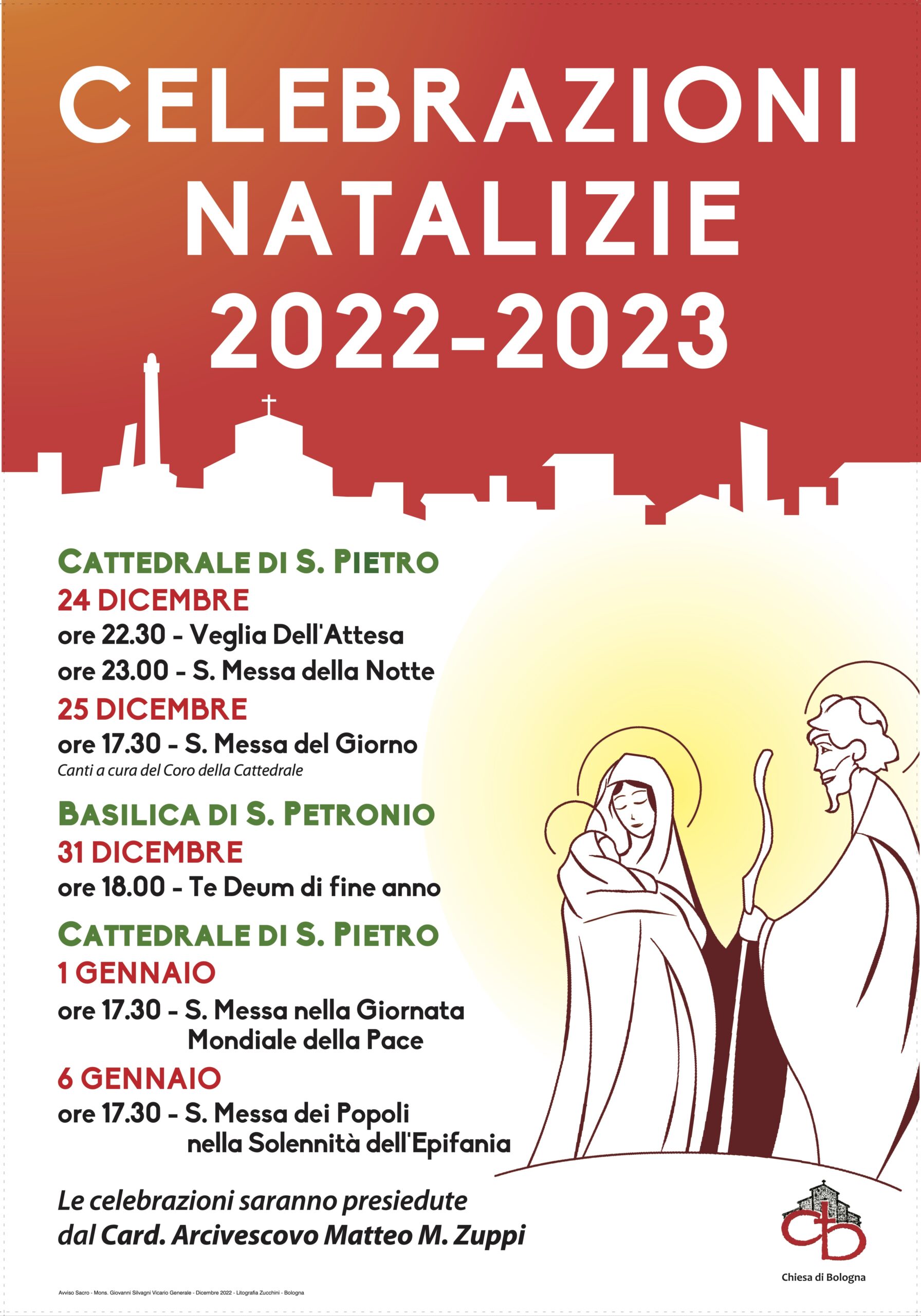 Le celebrazioni di Natale dell'Arcivescovo - Chiesa di Bologna